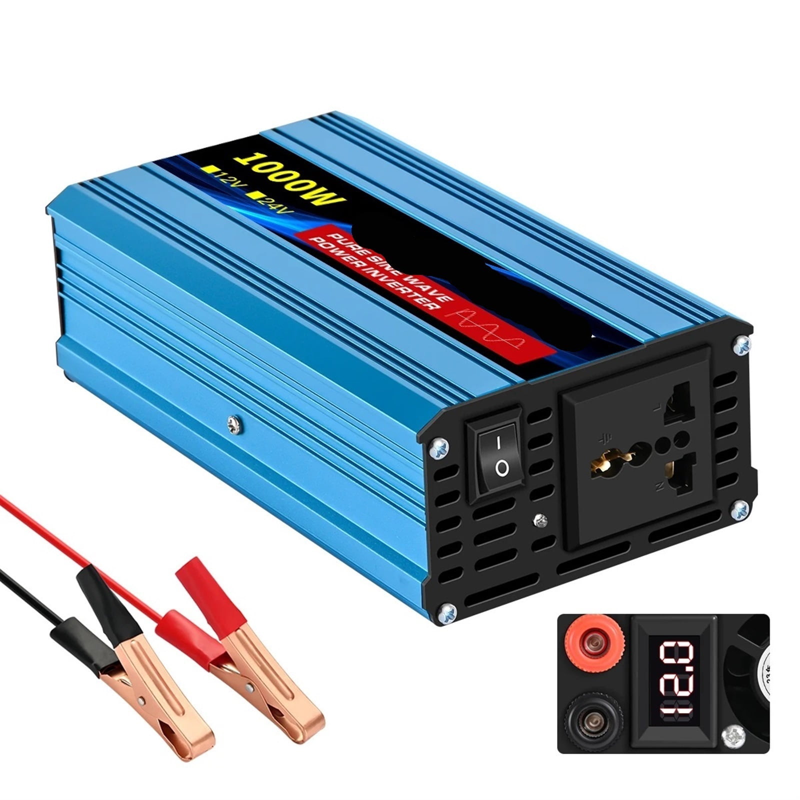DC12V/24V Pure Sine Wave Inverter 1600W 2500W 3500W High Car Power AC ...