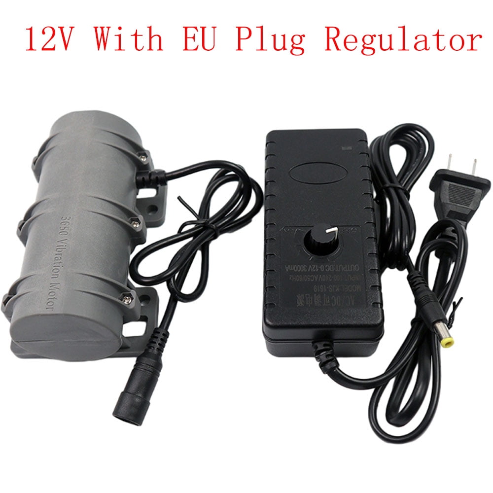 DC12V/24V Vibrating Motor with Regulator 3800RPM Double Eccentric DC ...