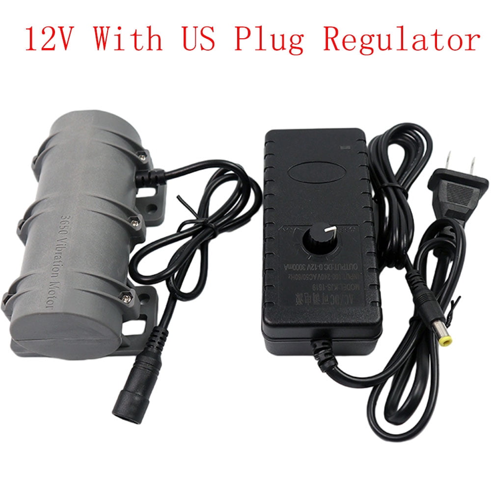 DC12V/24V Vibrating Motor with Regulator 3800RPM Double Eccentric DC ...
