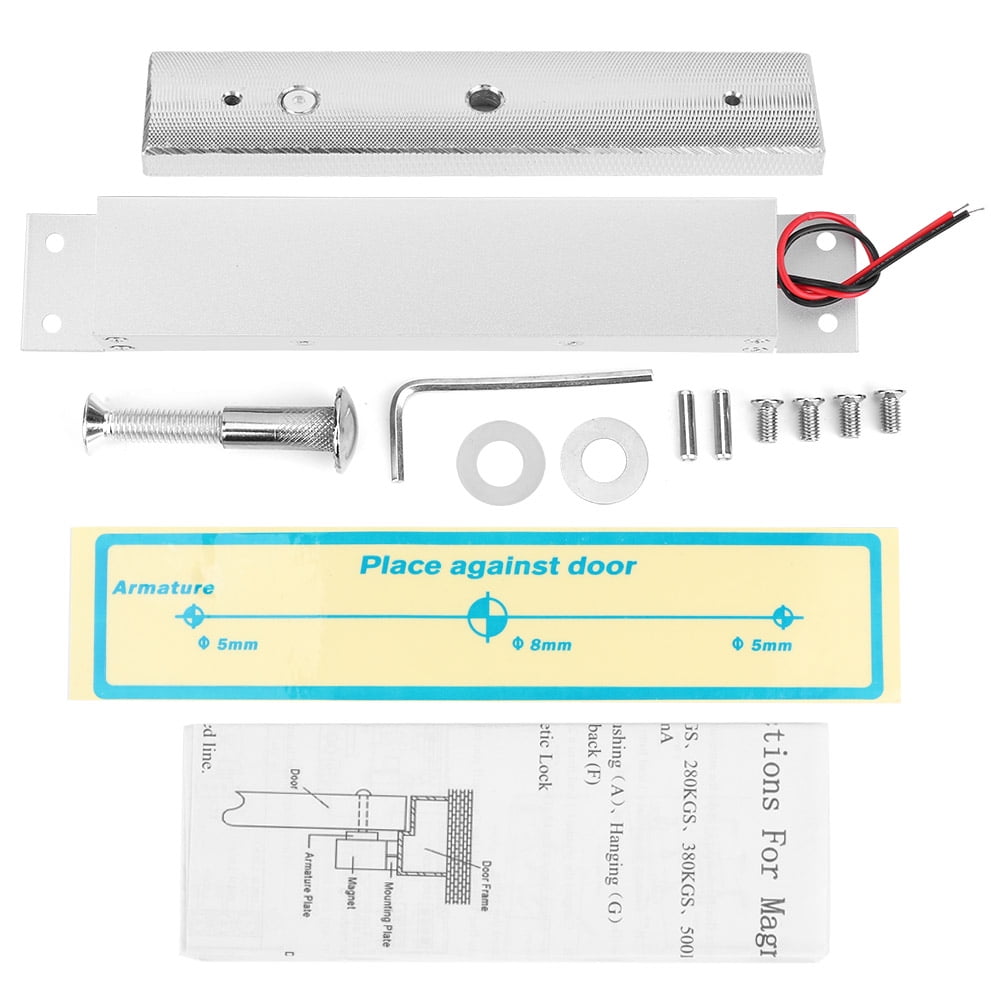 DC12V 280kg Embedded Door Electromagnetic Lock Kit for Foolproof Safety ...