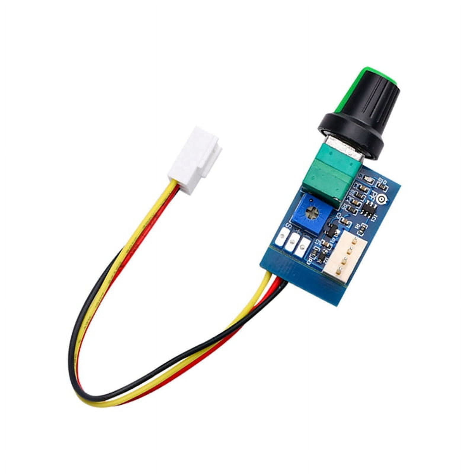 DC12V 4P PWM Fan Speed Controller with Knob CPU Case Fan Control Switch ...