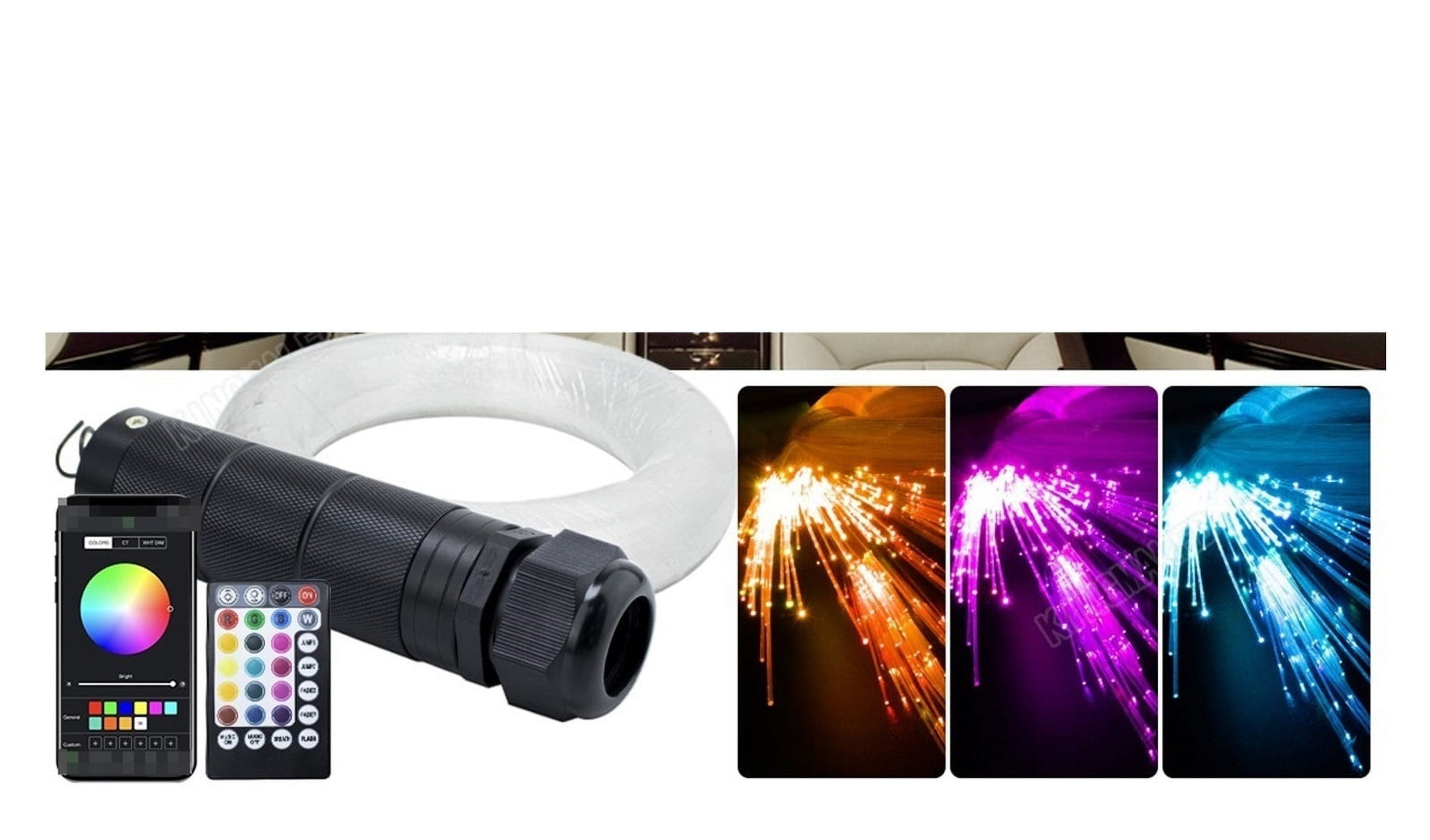 DC12V 6W RGB Car Roof Star Lights LED Fiber Optic star ceiling Light ...