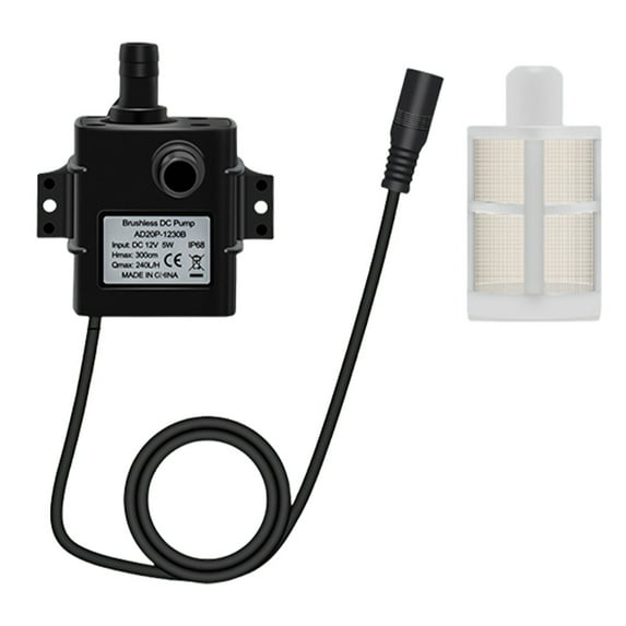 DC12V Brushless Motor Water Pump with Filter Solar Small Submersibles ...