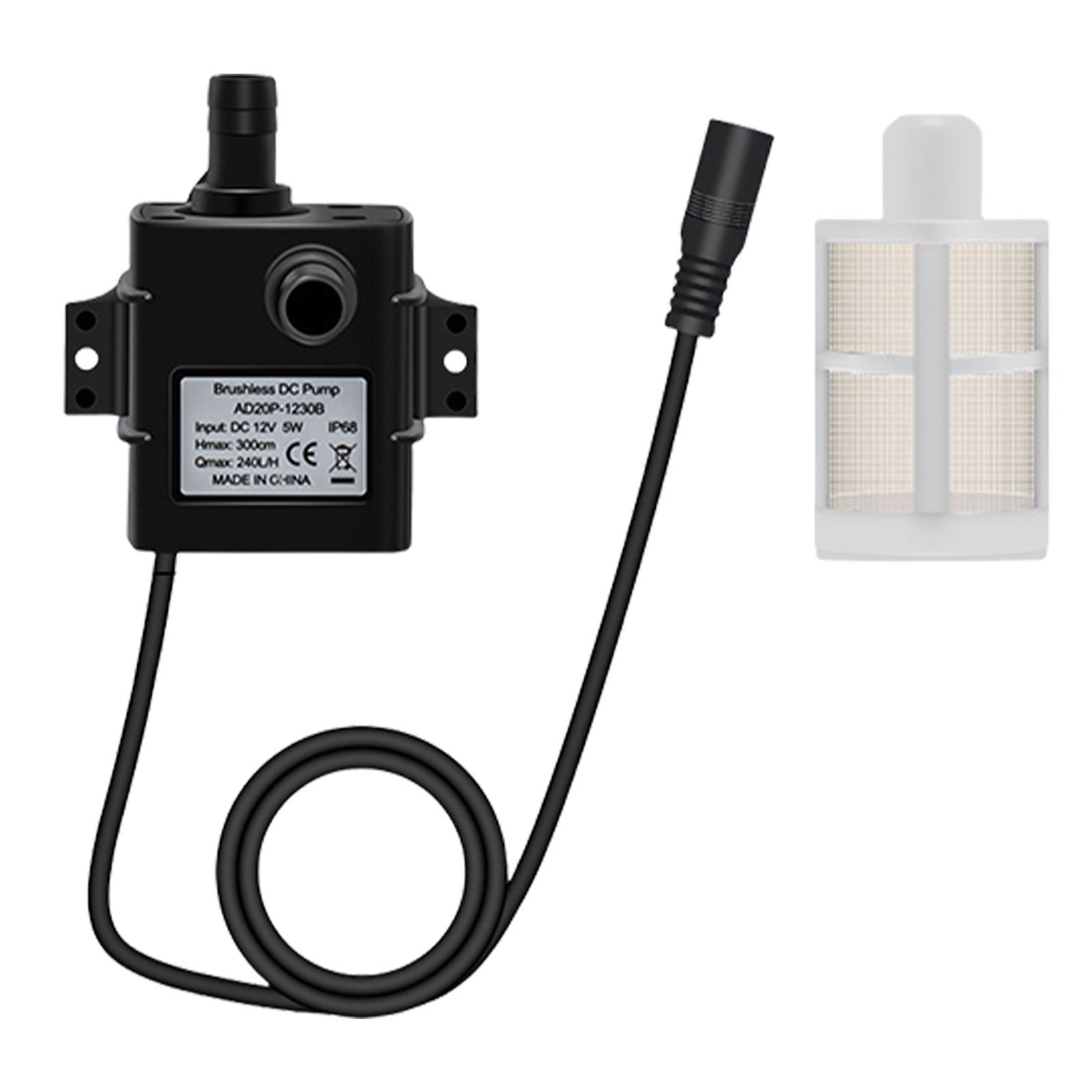 DC12V Brushless Motor Water Pumps Small Submersibles Pumps with Filter ...