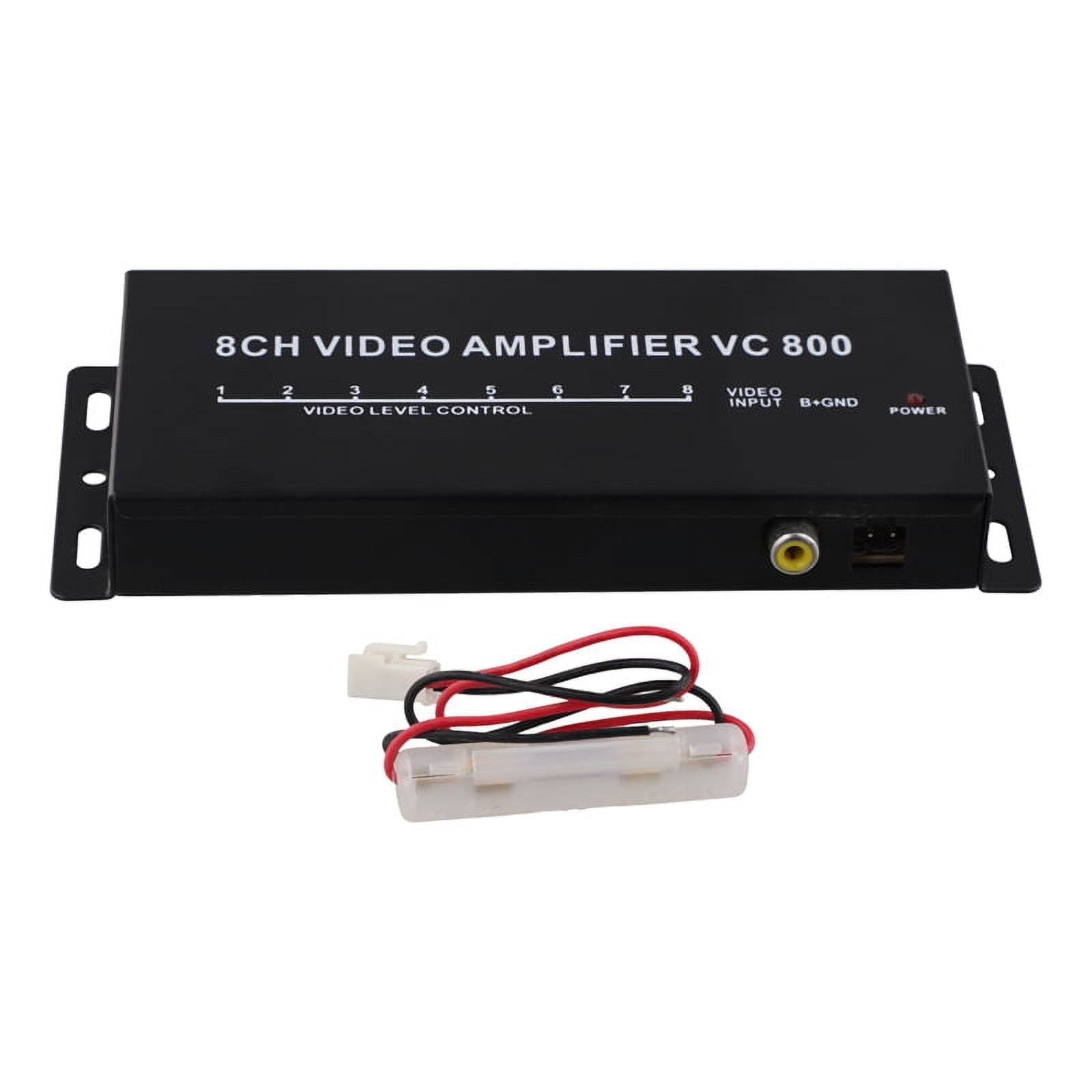 DC12V Car Auto 1 to 8 Output Video Signal Spliter Amplifier for DVD/LCD ...