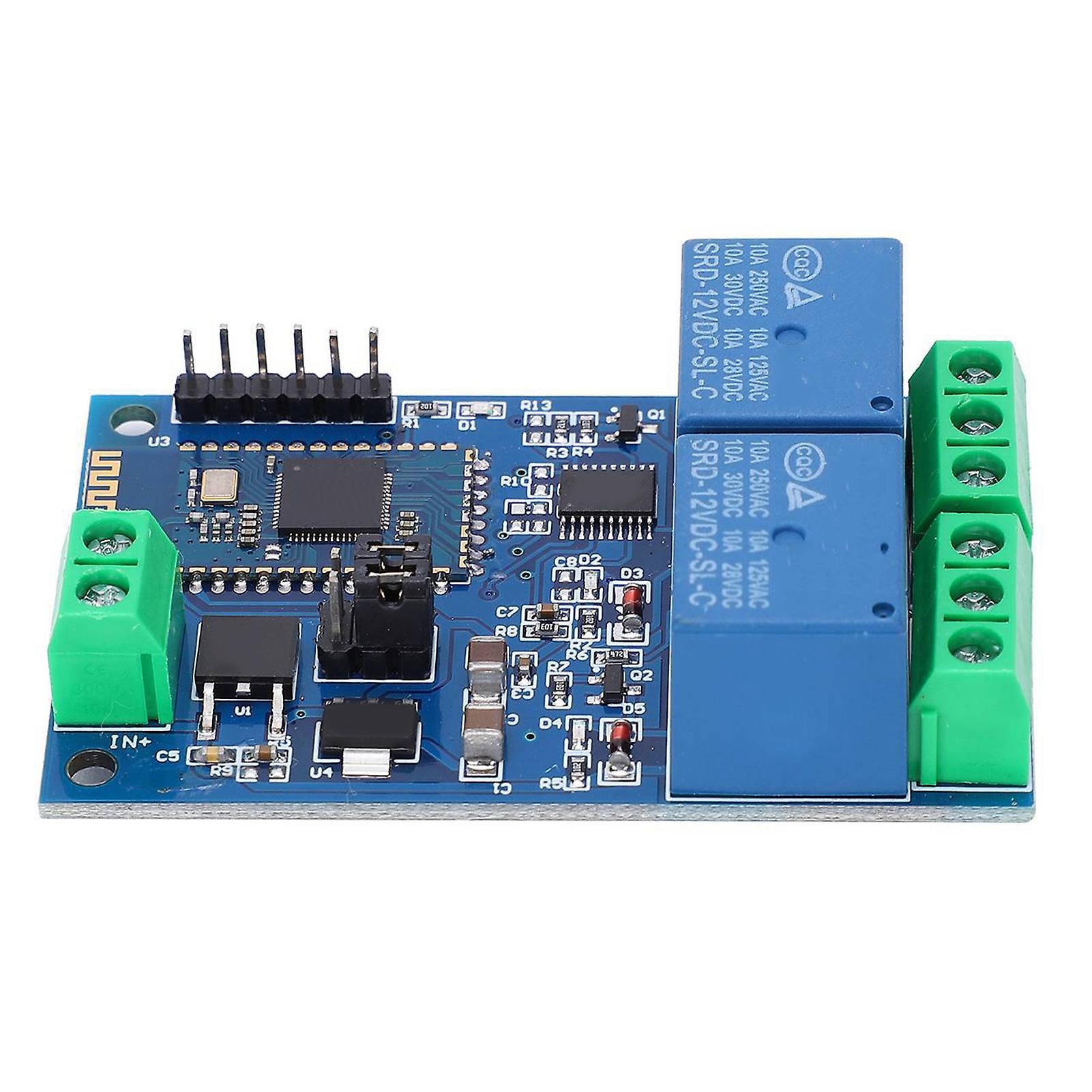 DC12V Dual Channel Bluetooth Relay Module for Mobile APP Remote Control ...