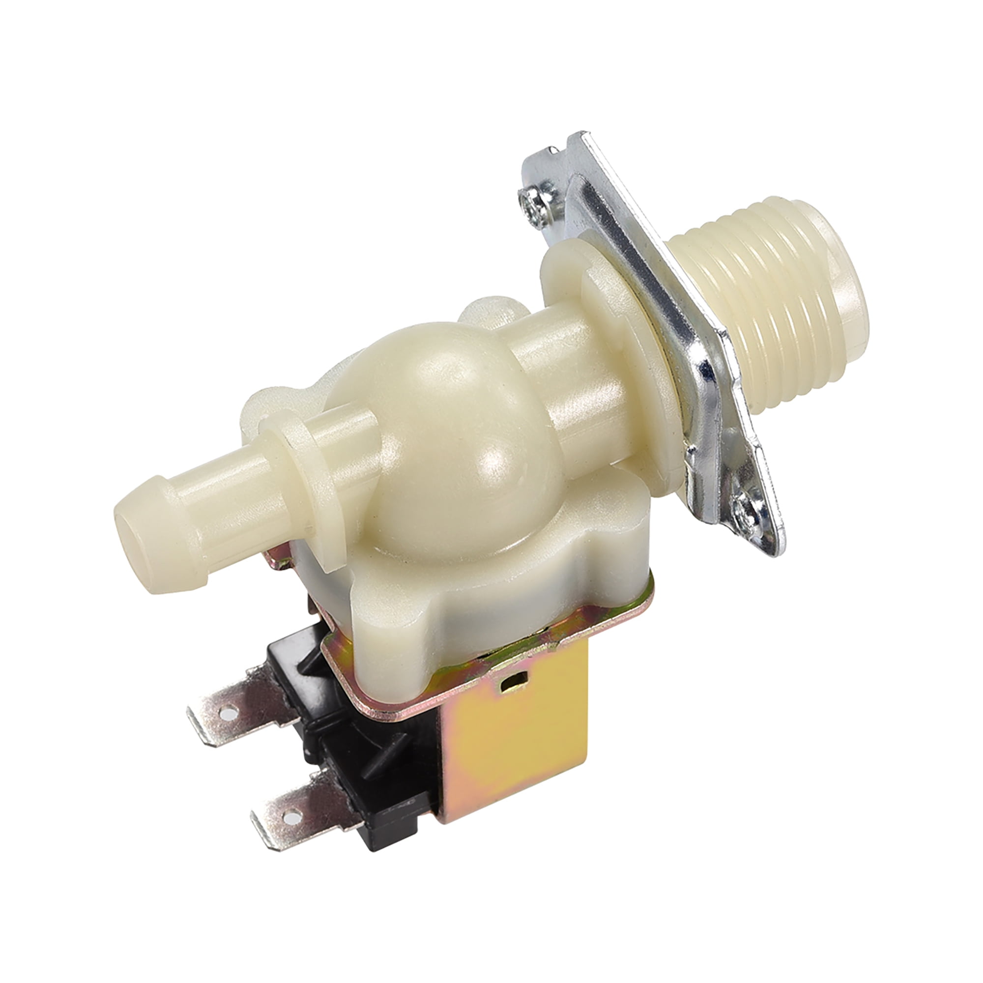 DC12V G1/2" Plastic Water Electric Solenoid Valve Normally Closed N/C ...