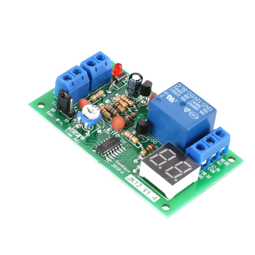 Dc12v Led Display Countdown Timing Timer Delay Turn Off Relay Switch