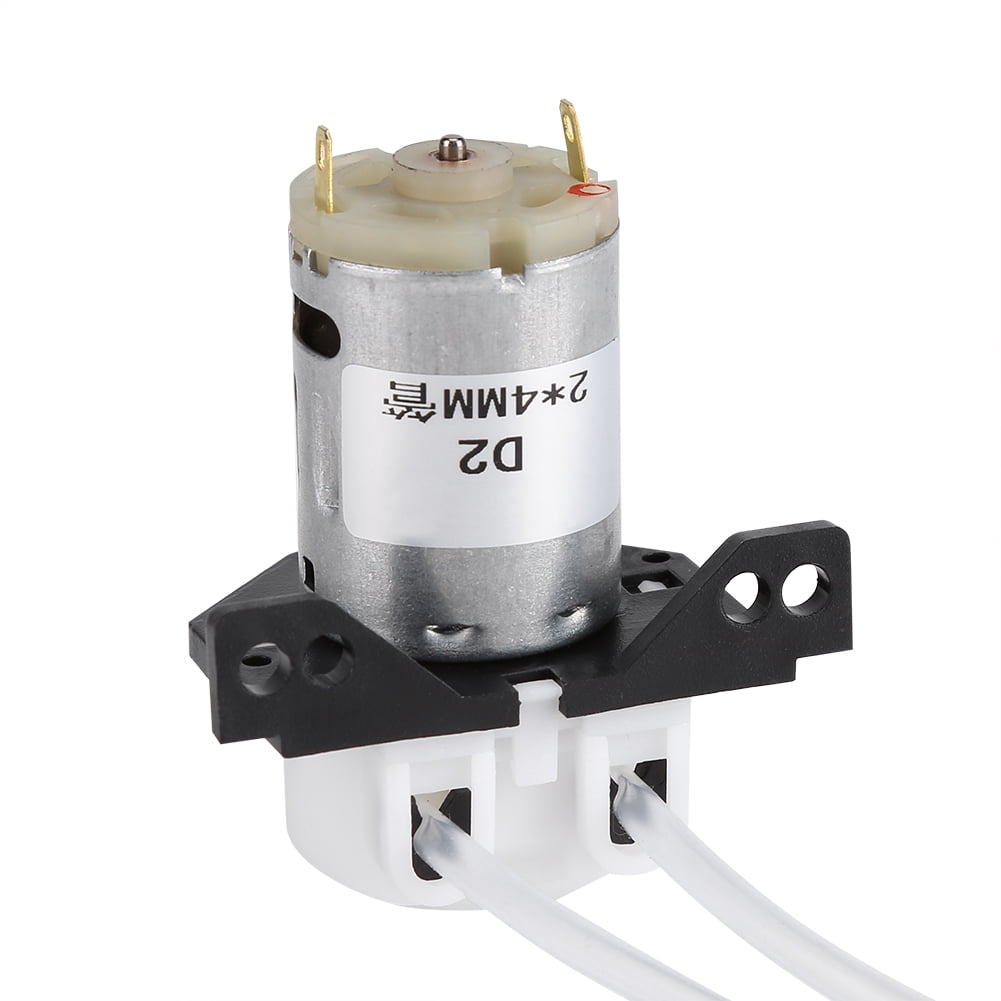 DC12V Micro Mini Pump L-Shaped Mounting Plate Low Noise for Laboratory ...
