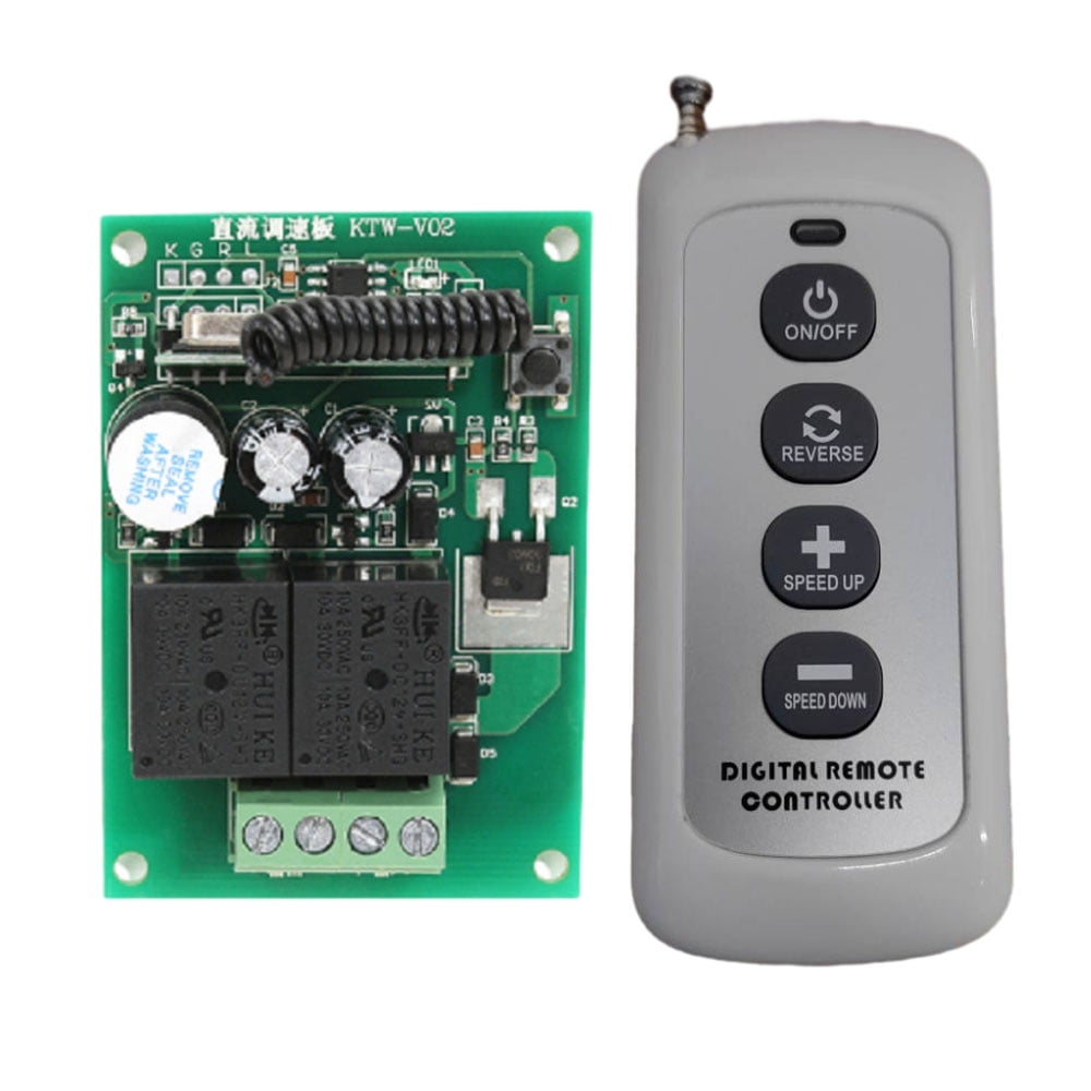 DC12V Motor Controller Kit Speed Regulator Wireless Remote Control ...