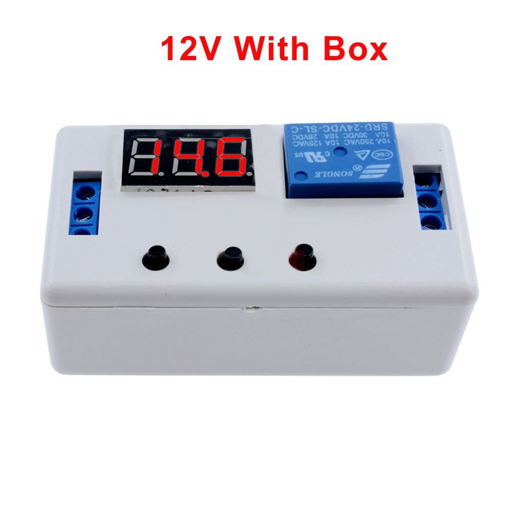 DC12vLed Digital Delay Relay Trigger Cycle Timer Adjustable Timer ...