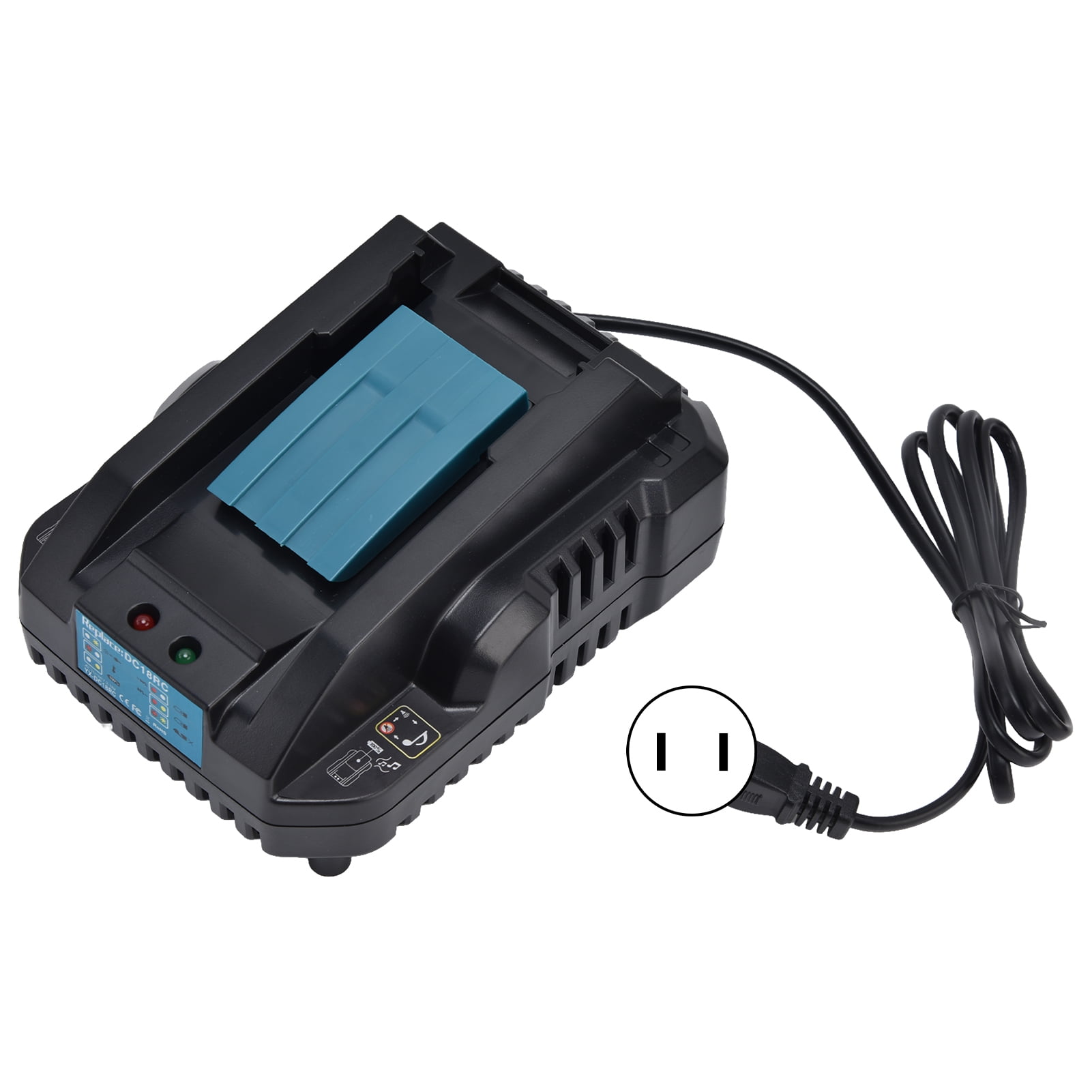 DC18RC 14.4V 18V 3A Li Ion Battery Charger Durable Power Tools Battery ...