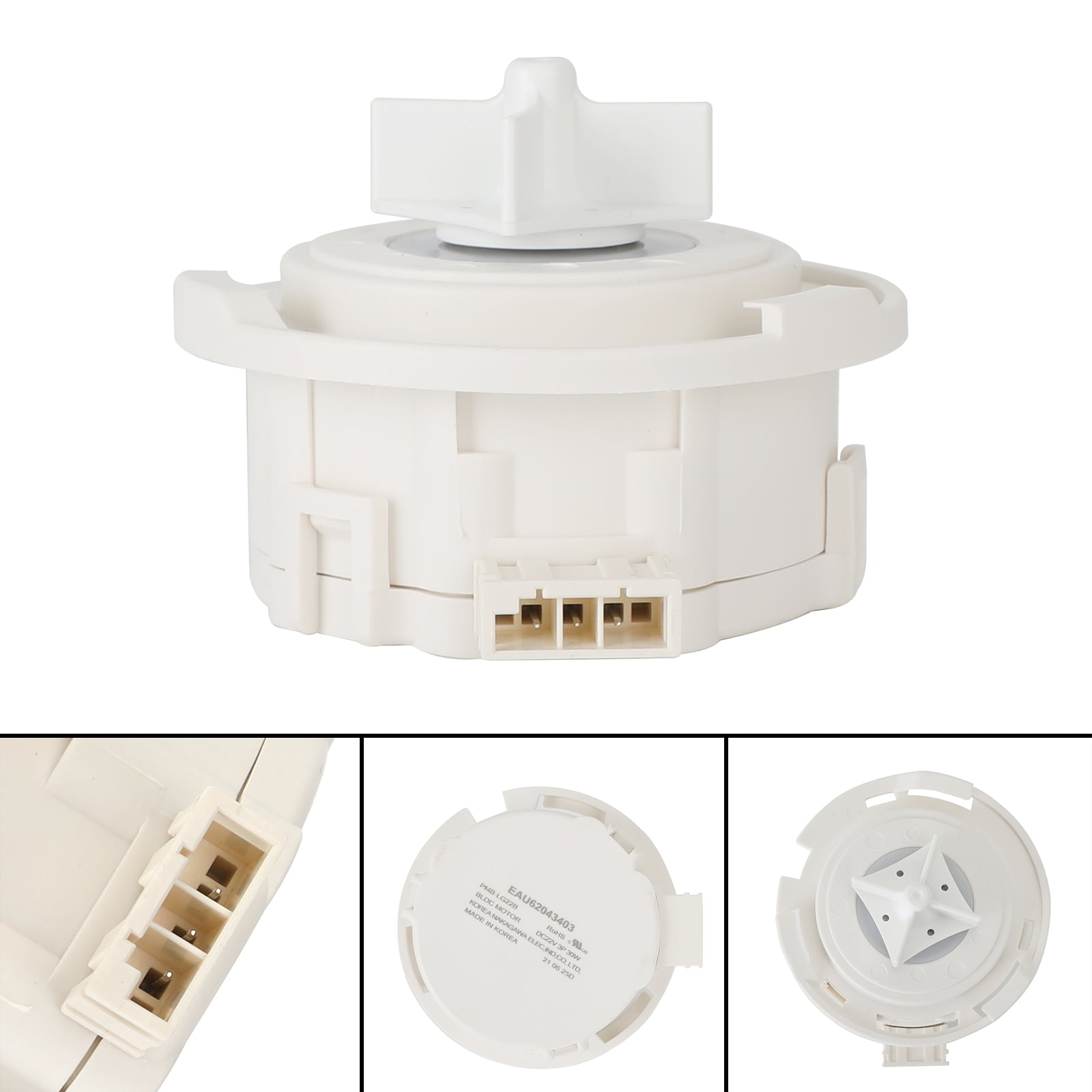 DC22V Washer Drain Pump Washing Machine Assessories Replacement Part ...