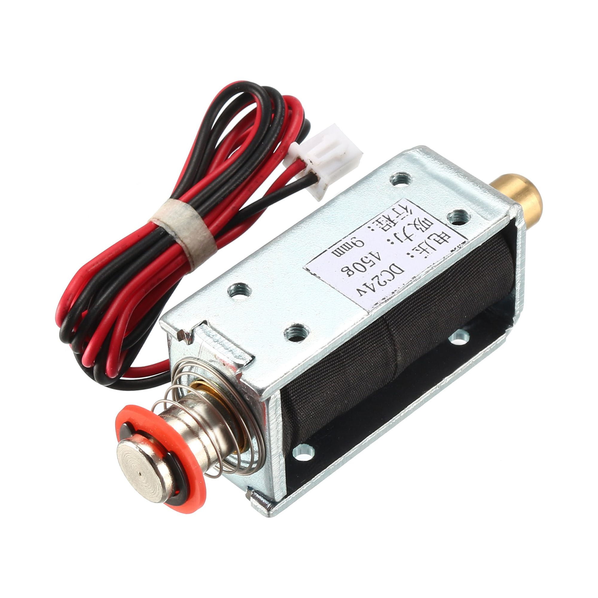 DC24V 2.28A 9mm Electromagnetic Solenoid Lock Push Pull Type - Walmart.com