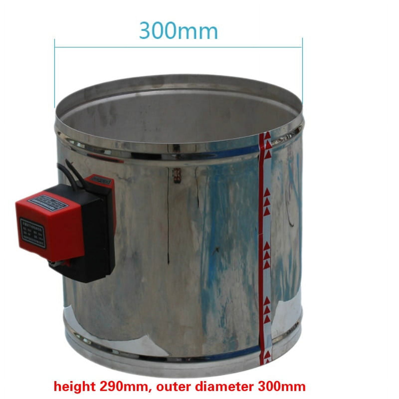 DC24V 300mm 350mm 400mm stainless steel air damper valve electric air ...