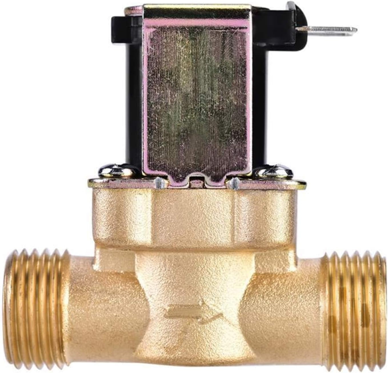 DC24V AC220V Electric Solenoid Magnetic Valve Normally Closed Brass ...