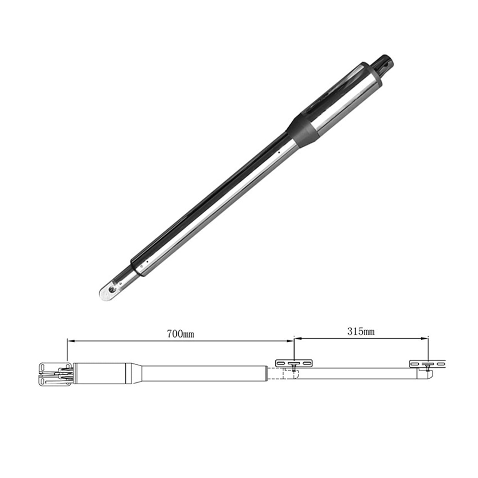 DC24V Automatic Electric Swing Gate Opener Drive Motor Single Pull Arm ...