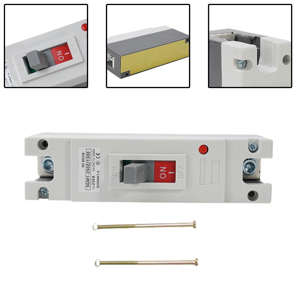 DC250V solar power molded case circuit breaker MCCB overload switch ...