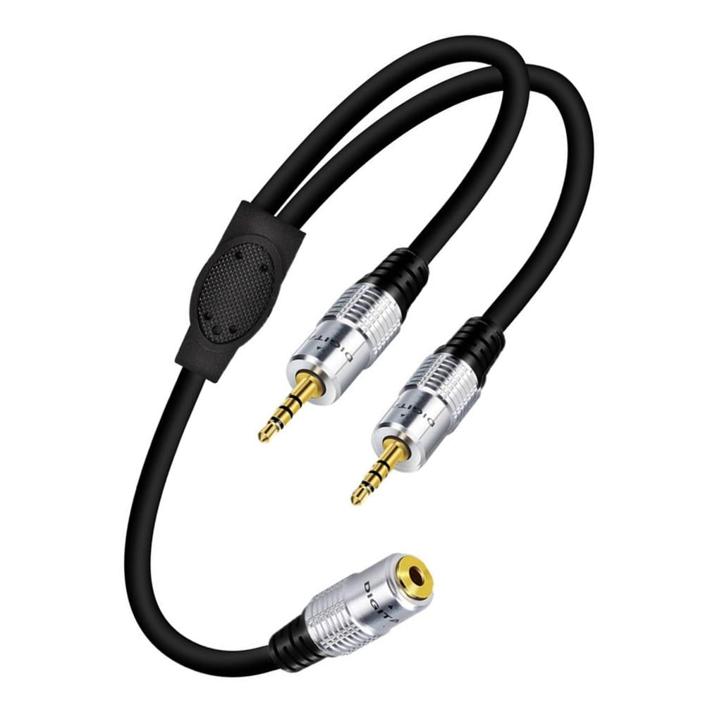 DC3.5mm Y Splitter Connectors Simultaneous Double Devices Not Need ...
