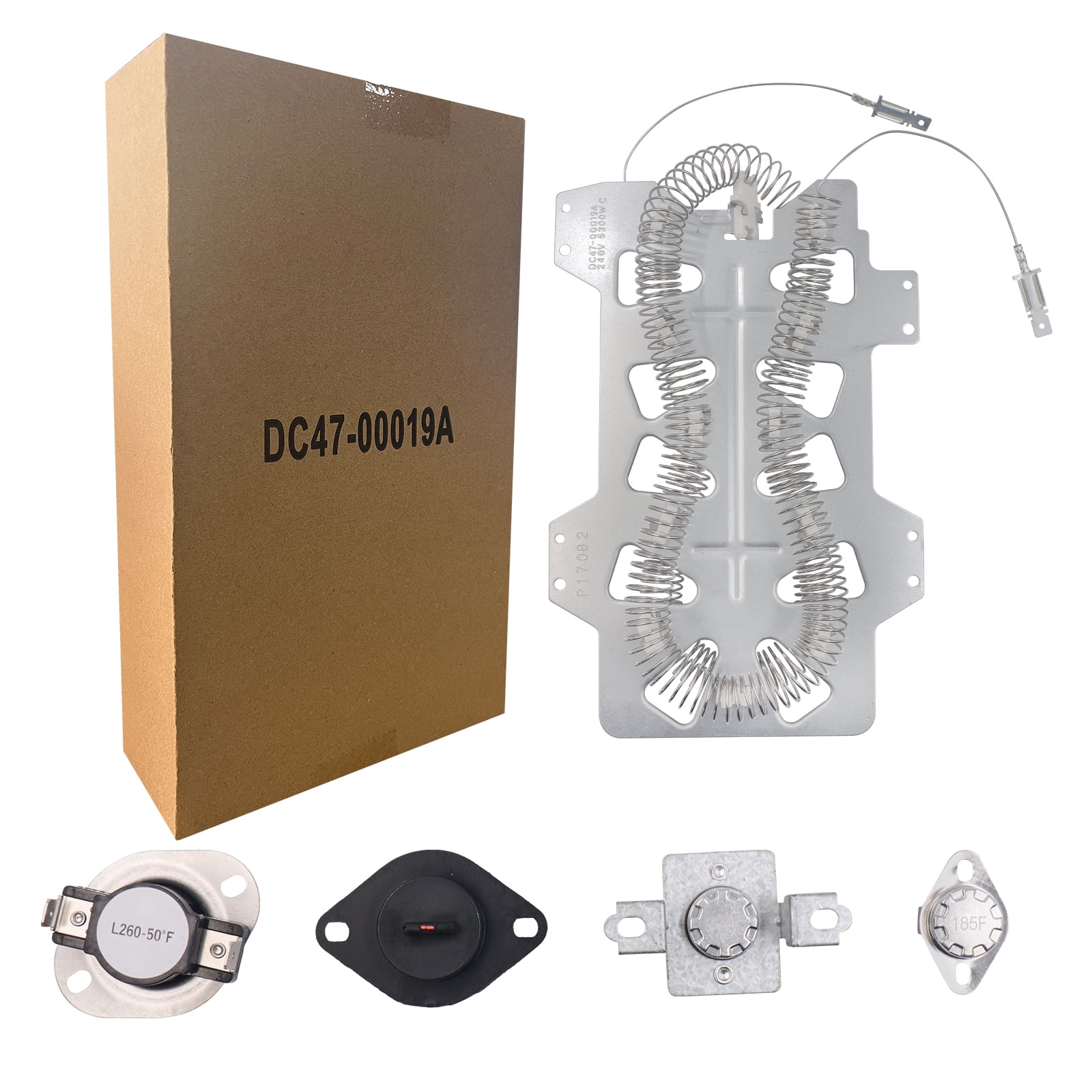 DC47-00019A Dryer Heating Element Kit Replacement for Samsung Dryers ...