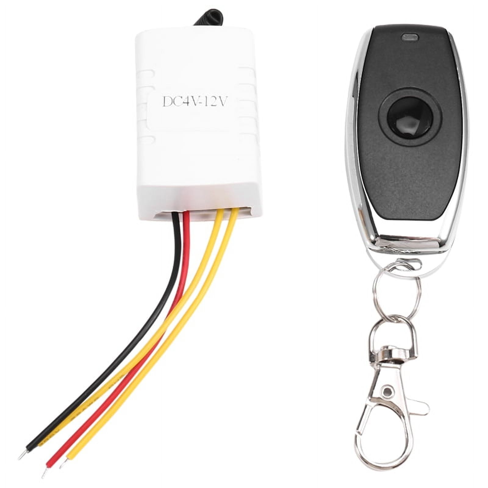 DC4V-12V Wireless Relay Remote Control One Key Switch Receiver ...