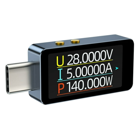 DC4V-28V USB C Power Analyzers Tool for Monitorings Voltages and Current On Smartphones and ...