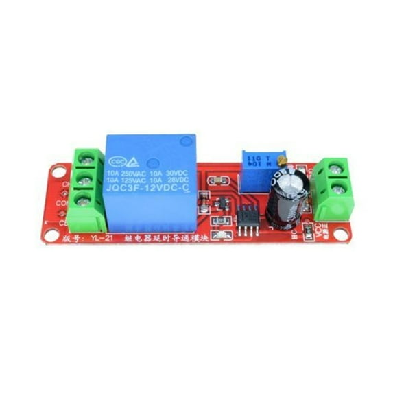 DC5/12V Relay Switch Delayed Disconnect/Close Relay Switch 1~10S Time ...