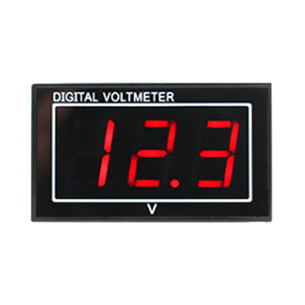 DC5-130V Voltage Meter LED Digital Voltmeter Voltage Gauge Panel ...