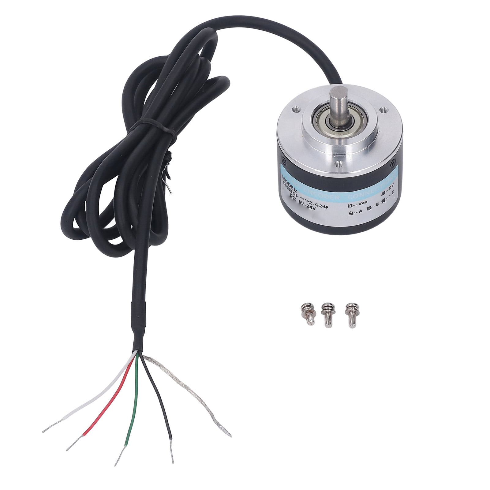 DC5-24V, 360 Pulses/Revolution 2-Phase 50mm OD Rotary Encoder for ...