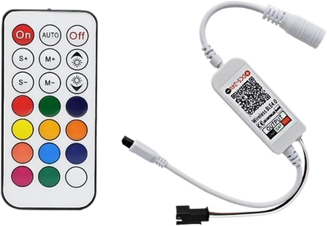 DC5-24V Phantom Pixel Controller 21-Key Remote Music Controller ...