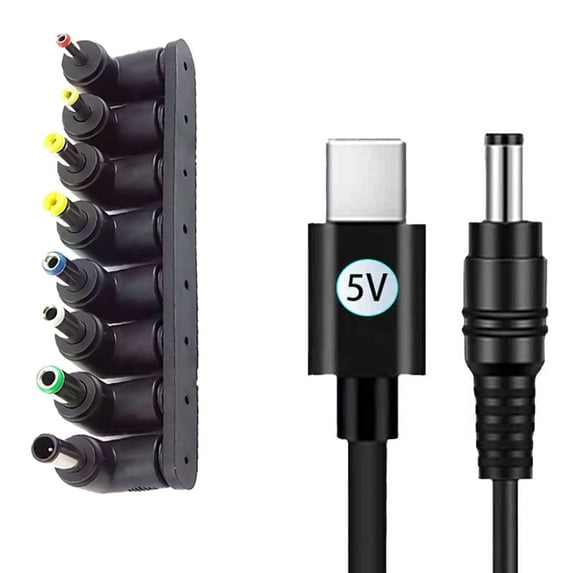 DC5521 Plug Charging Right Angled Adapters and Cable 5.5x2.1mm Plug for ...