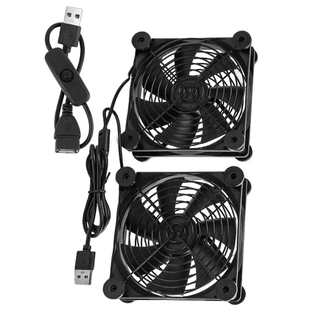 DC5V 120mm USB Cooling Fan for Routers Modem Receiver DVR TV - Walmart.com