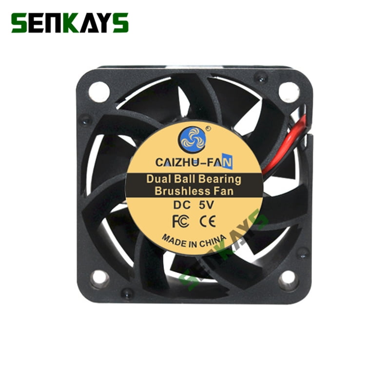 DC5V 12V 24V 40mm 40X40X28mm Dual Ball bearing Server Fan Powerful ...