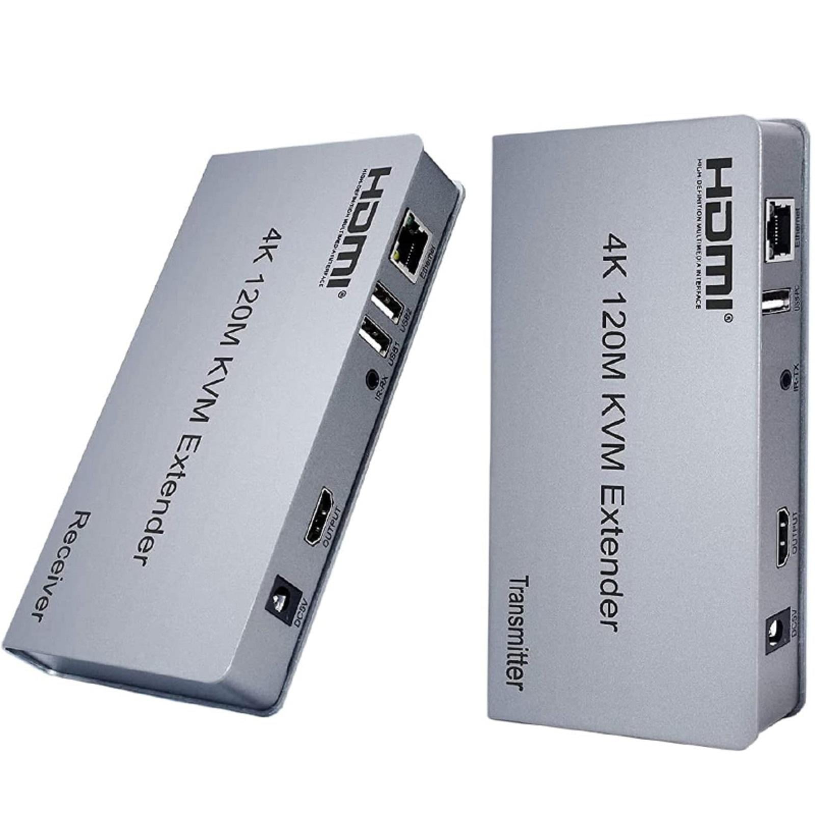 DC5V/1A HDMI Extender Over IP Ethernet 4K@30HZ Up to 120M Direct 1 to 1 ...
