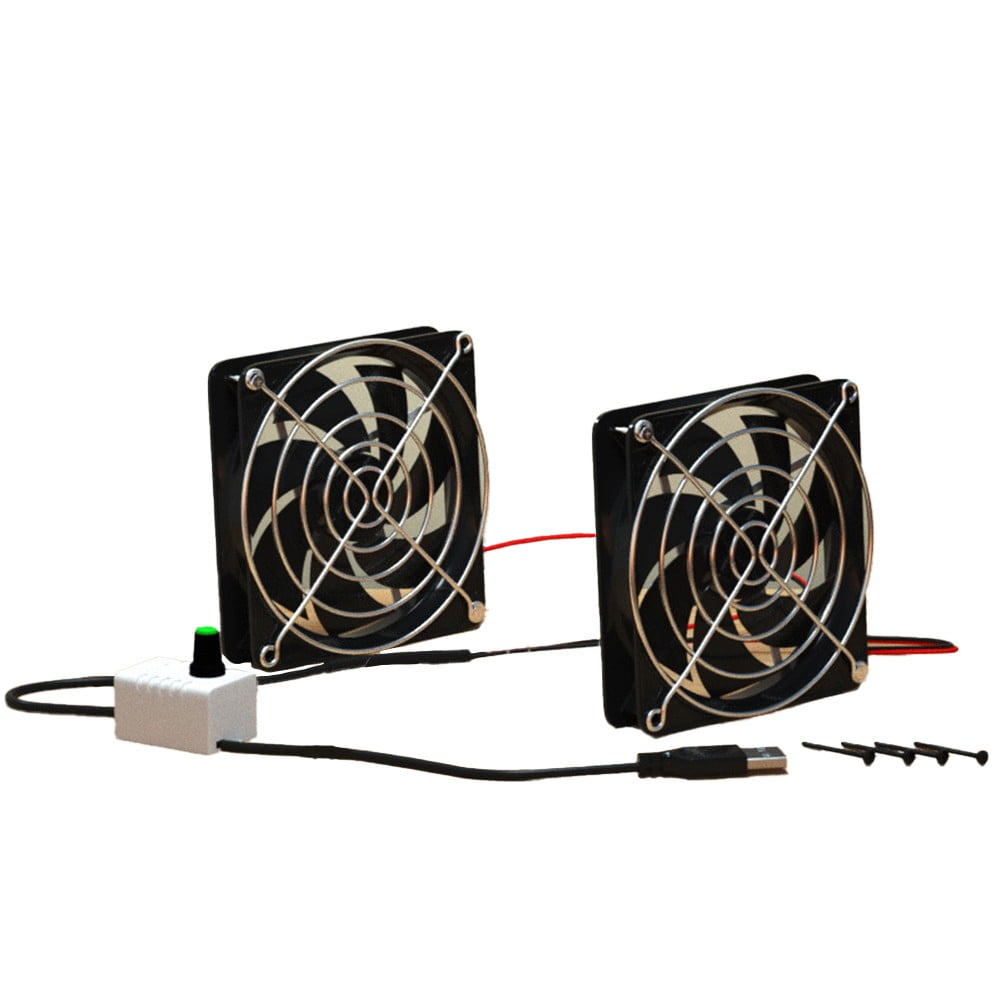 DC5V Chicken cCoop Ventilation USB Fan Deodorizing Range Hood Exhaust ...