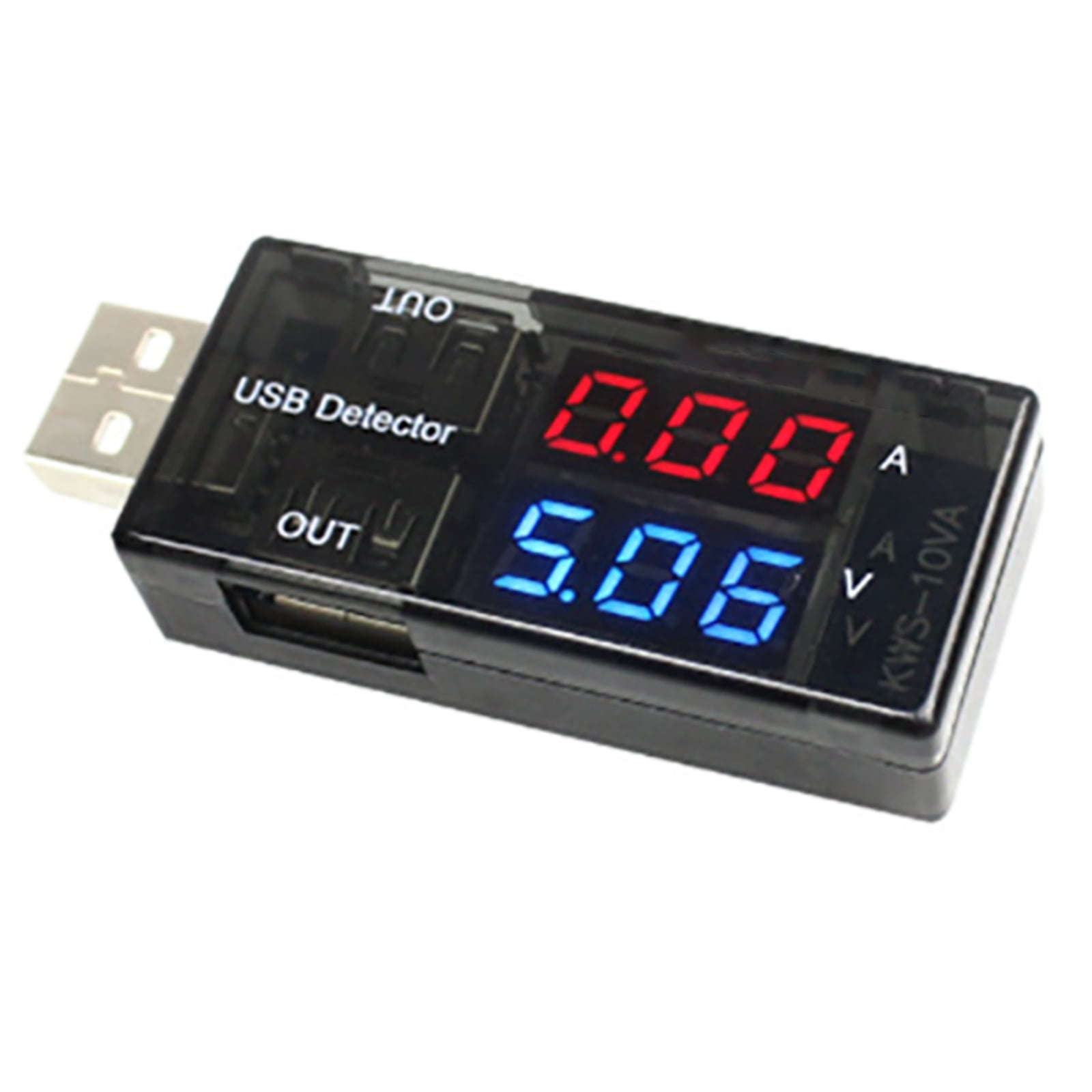 DC5V Plug and Play USB Current Voltage Test Detector Voltmeter Ammeter ...