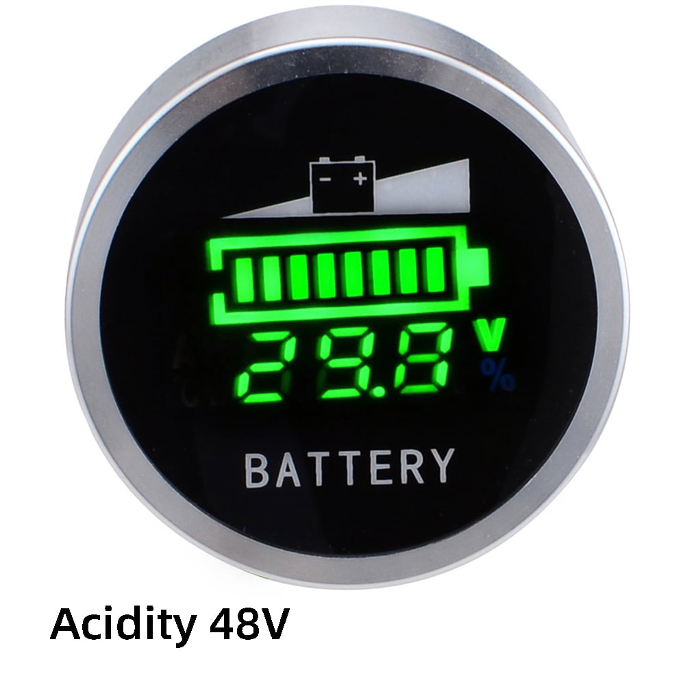 DC6-120V Acid Lead Lithium Battery Capacity Indicator LED Digital ...