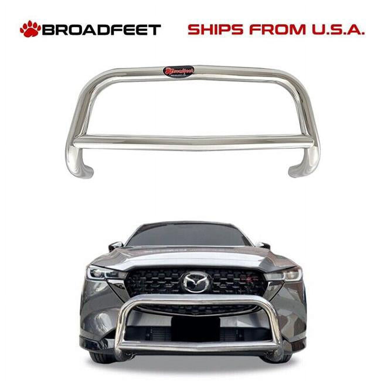 DC6 Front Nudge Bar for 2017-2023 Mazda CX-5, Stainless Steel - Walmart.com