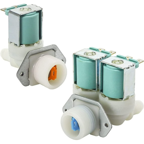 DC62-30312J & DC62-30314K Washer Cold and Hot Side Water Valve Set ...