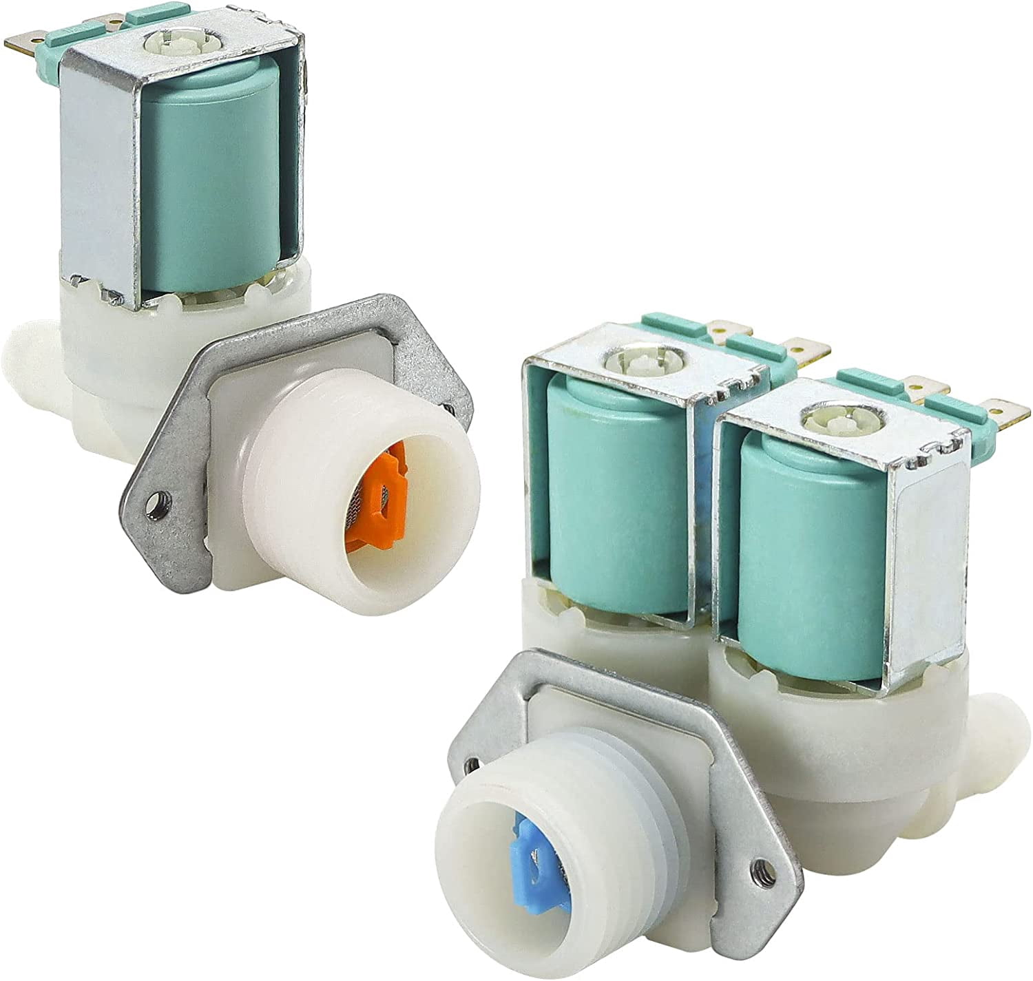 DC62-30312J & DC62-30314K Washer Cold and Hot Side Water Valve Set ...