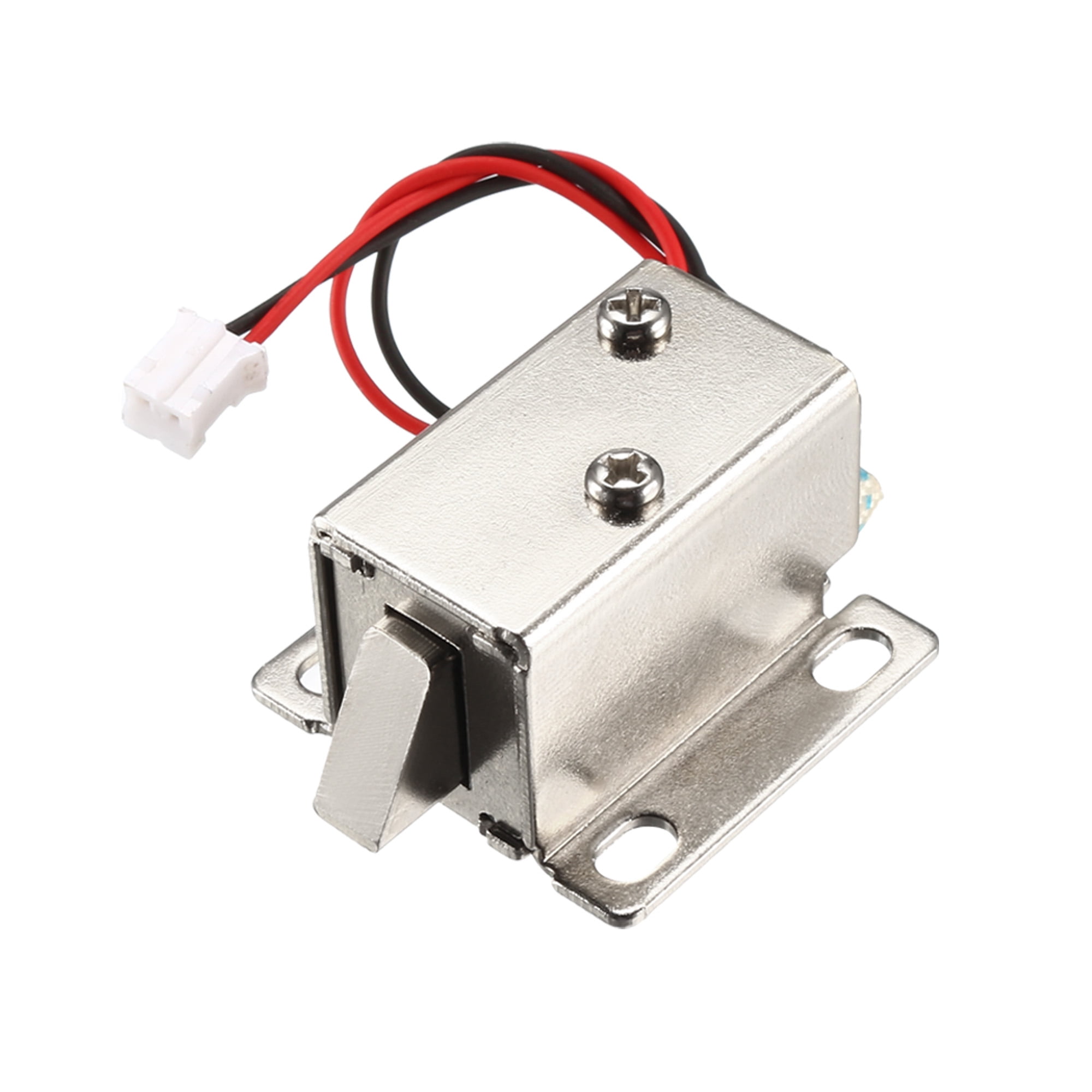 DC6V 1A 6mm Mini Electromagnetic Solenoid Lock Assembly Tongue Up for ...