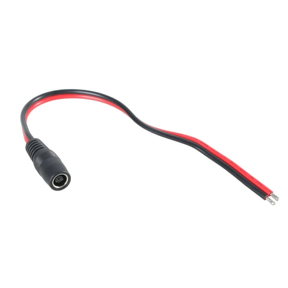 DC7909 8mm Male/Female Plug to Bare Wire Open End Cable Power Pigtails ...