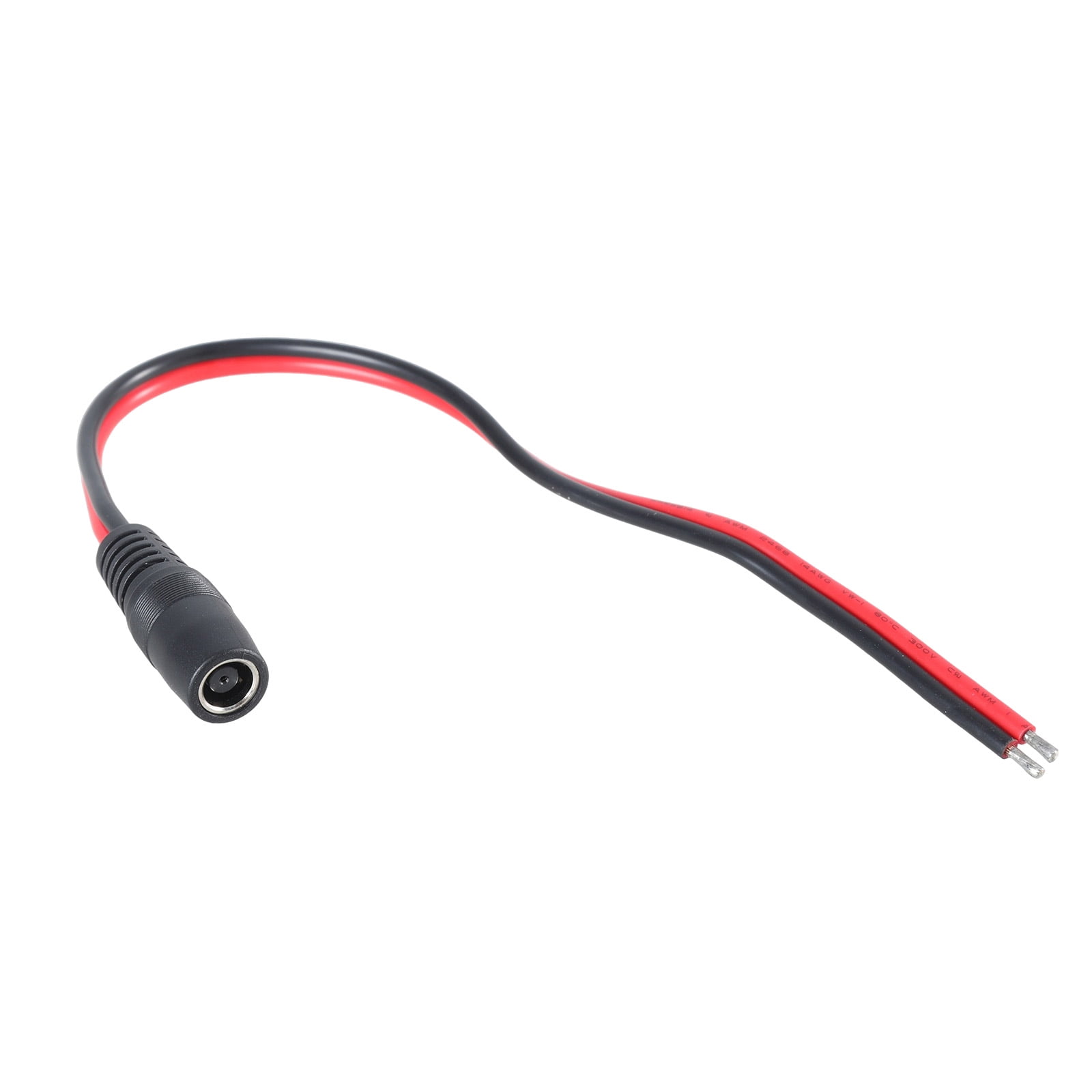 DC7909 Power Pigtails Cable 8mm Male/Female Plug to Bare Wire Open End ...