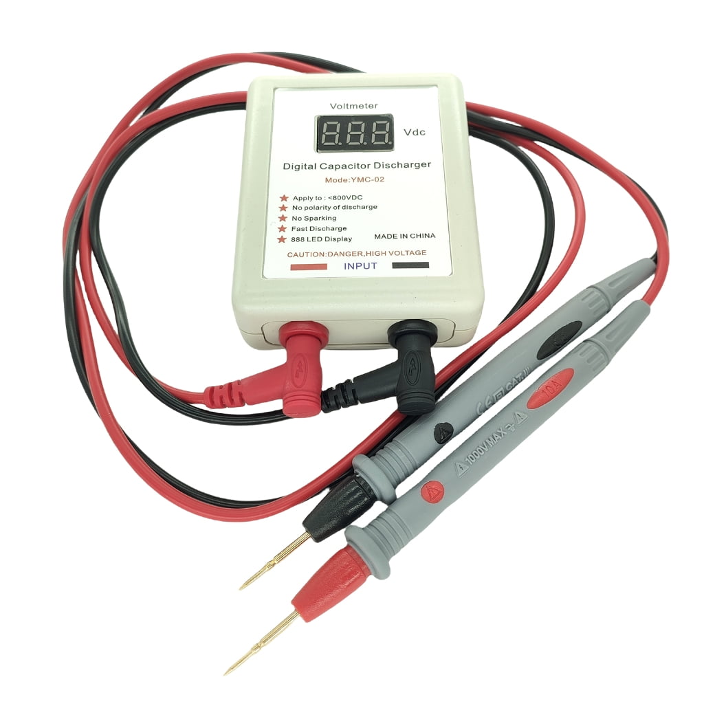 DC800V Voltage Discharging Tool LED Display Digital Capacitor ...