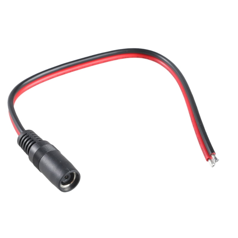 DC8020 Pigtail Power Cable Female/Male Plug to Bare Wire Open End 30cm ...