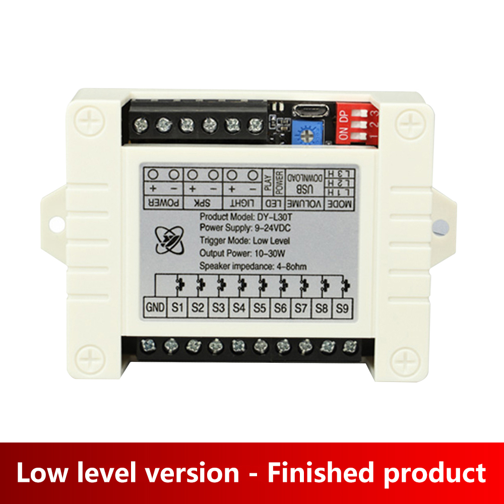 DC9-24V 30W Voice Playback Module MP3 Trigger Player Amplifier Board SD ...