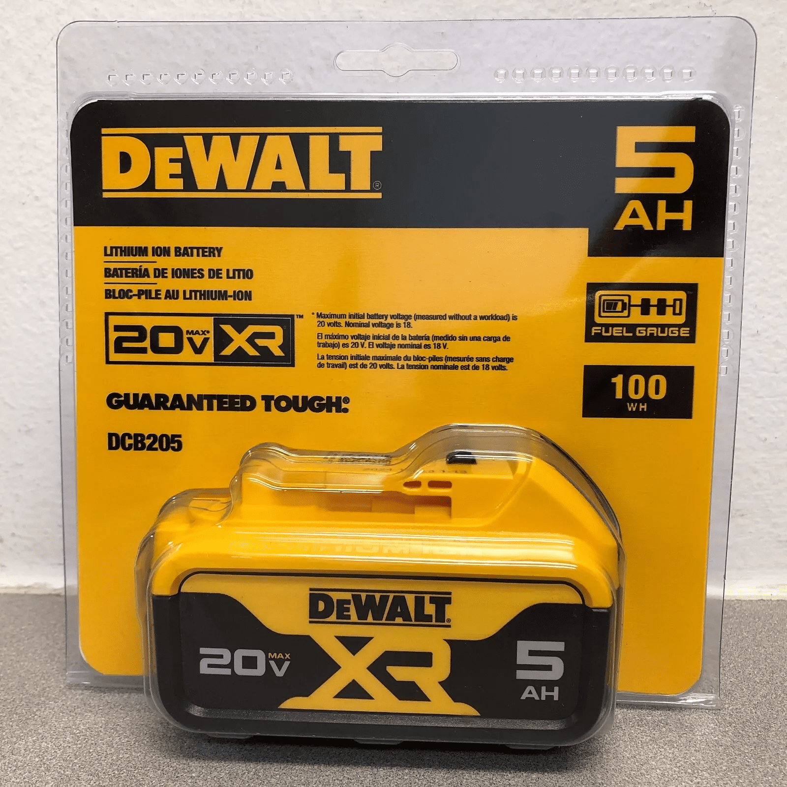 DCB 20V 5.0Ah XR Power Tool Battery, 2 Count - Walmart.com