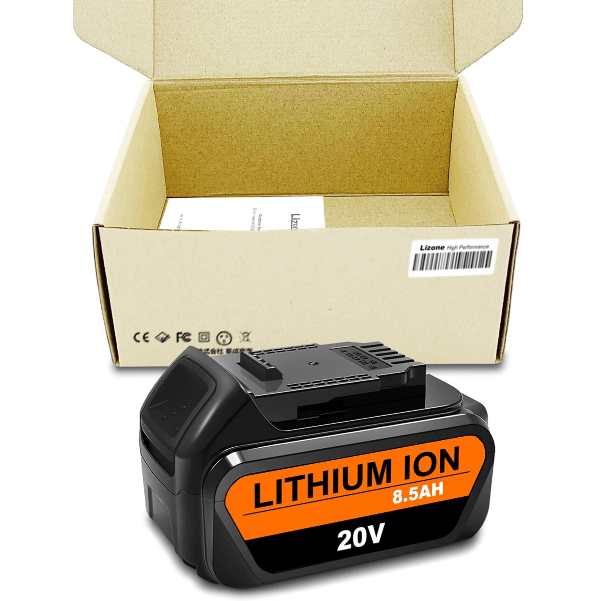 DCB207 20V 8.5Ah High Capacity Battery for DEWALT 20V Max XR Battery 7 ...