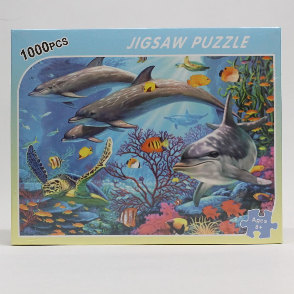 DCBA HGFE 1000 Piece Jigsaw Puzzle - 27.55 x 19.68 in - Learning Tool ...