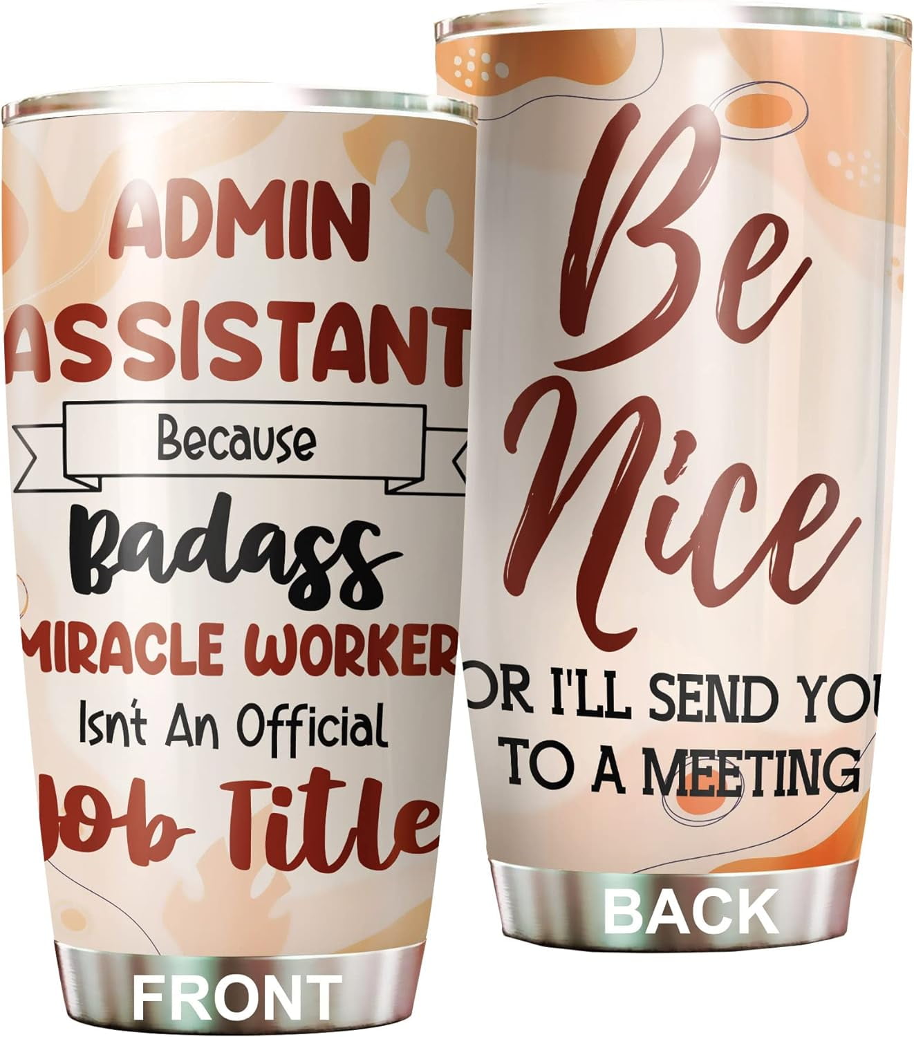 DCHYO Administrative Assistant Tumbler Stainless Steel 20oz, Not ...